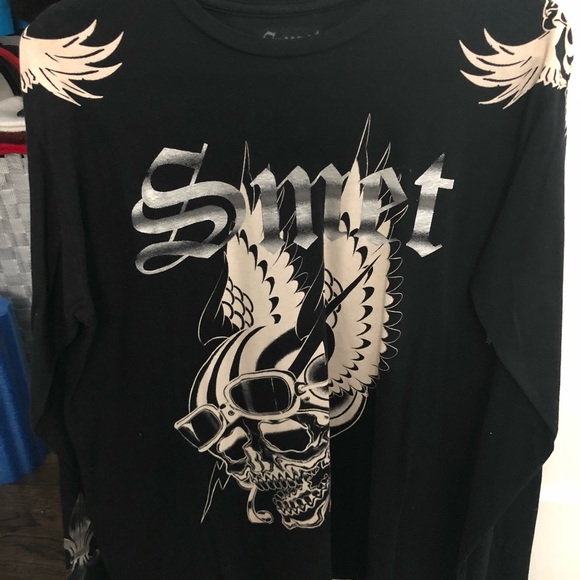 smet | Shirts | Smet Black Long Sleeved Tshirt Small | Poshmark